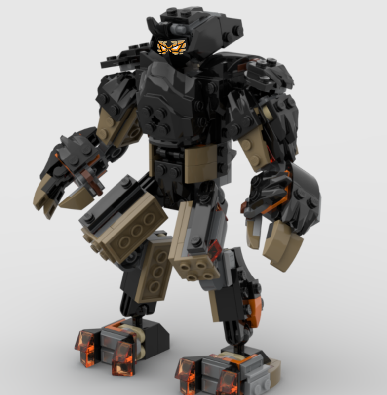 LEGO MOC-251338 Ninjago Cole's Earth Golem / Alternative Build 71854 ...