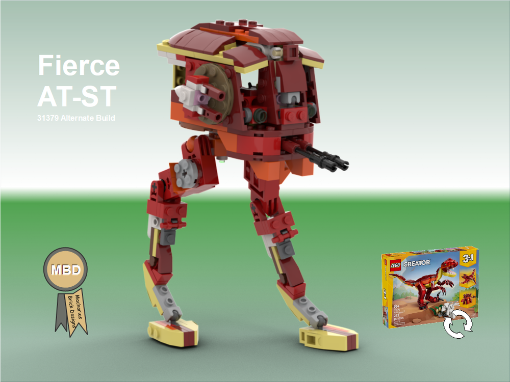 LEGO MOC-251369 Fierce AT-ST, 31379 Alternate Build by Macharius ...