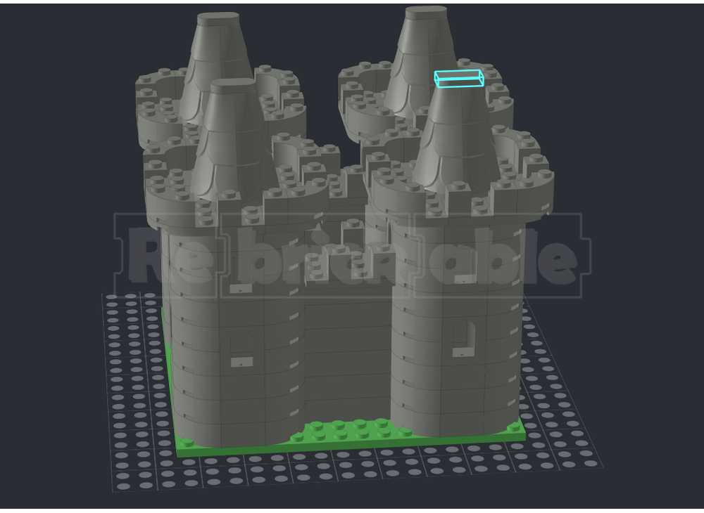 LEGO MOC castle by RoBoy8! | Rebrickable - Build with LEGO