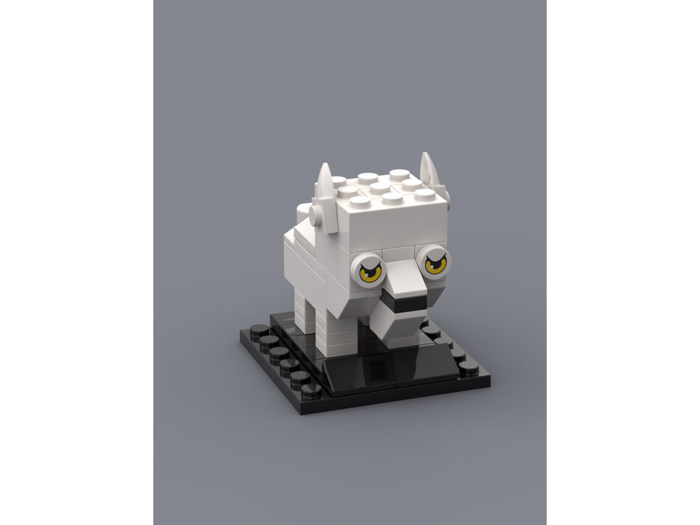 LEGO MOC Game of Thrones - Brickheadz - Jon Snow with Ghost by ...