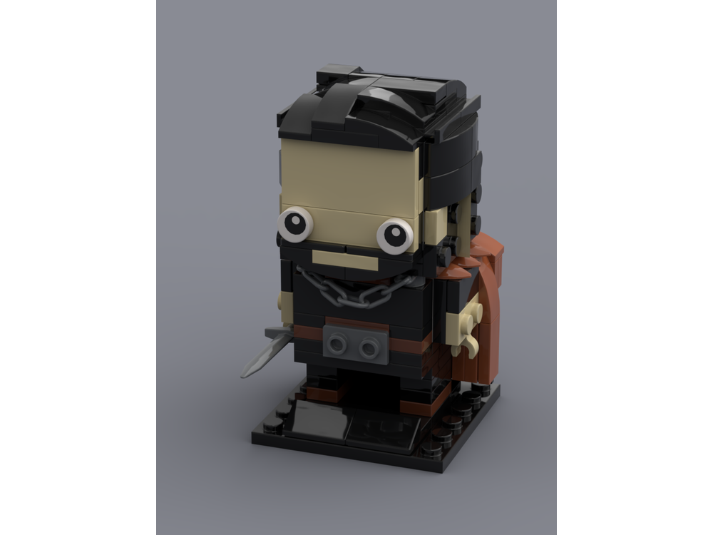 LEGO MOC Game of Thrones - Brickheadz - Jon Snow with Ghost by ...