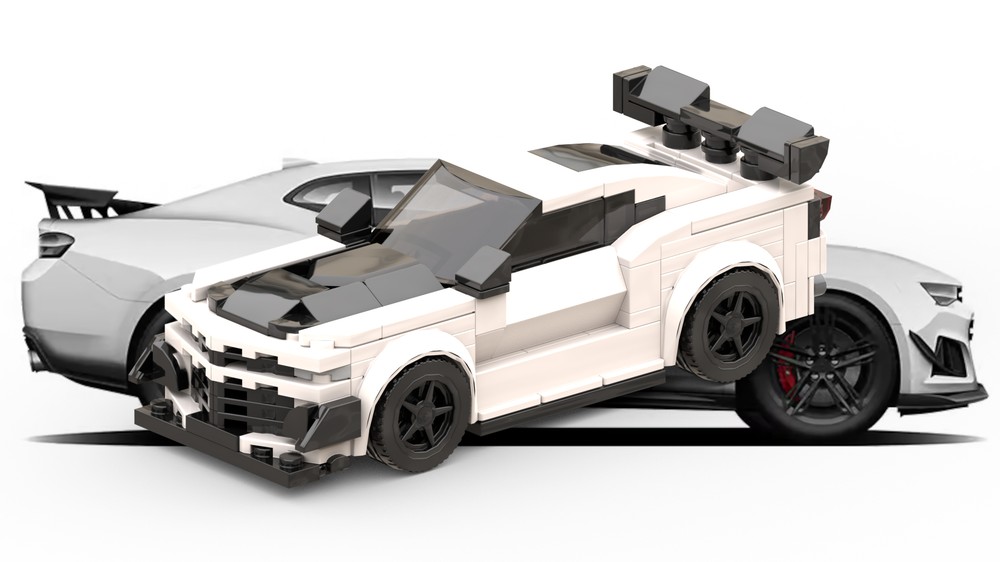 LEGO MOC-251452 Chevrolet Camaro ZL1 1LE (6 stud wide "old Speed ...