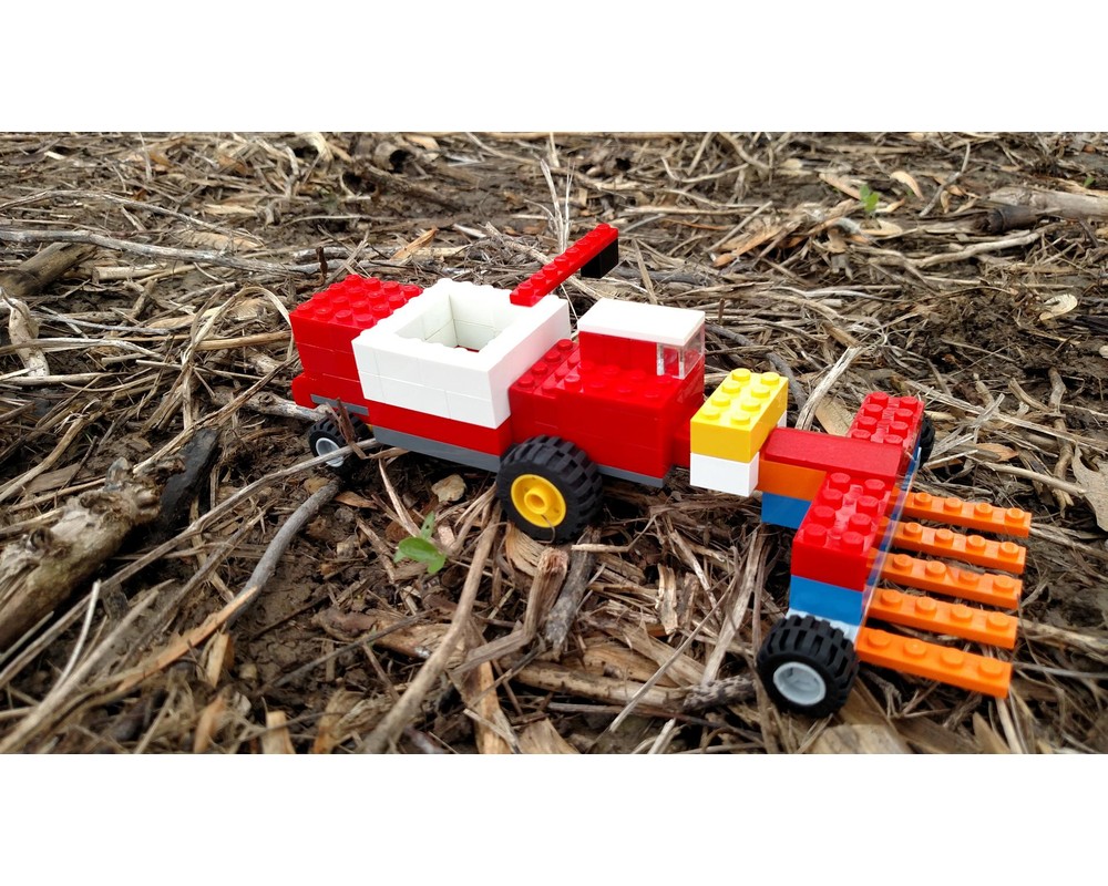 LEGO MOC-25148 Massey Ferguson MF 510 Combine with Corn head (Town ...