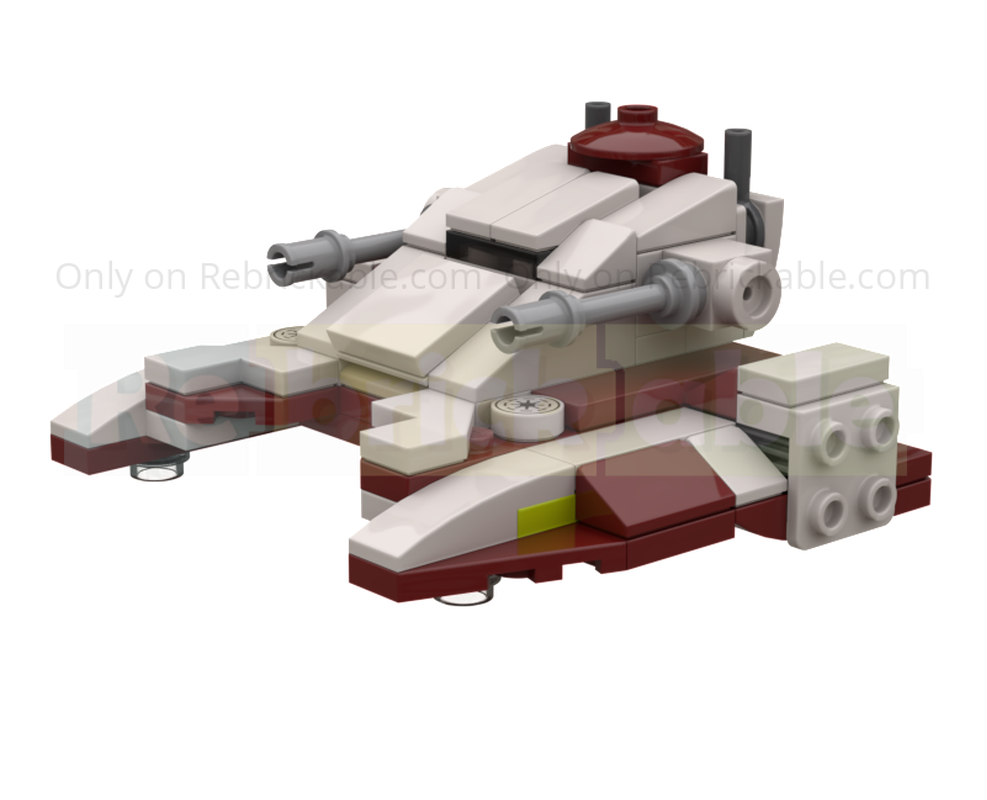 LEGO MOC Micro Scale Republic Fighter Tank by Goldblast | Rebrickable ...