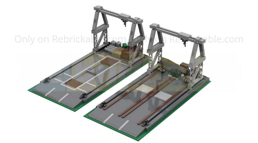 LEGO MOC-251484 Foxhole – Large Assembly Stations (Aircraft & Ground ...