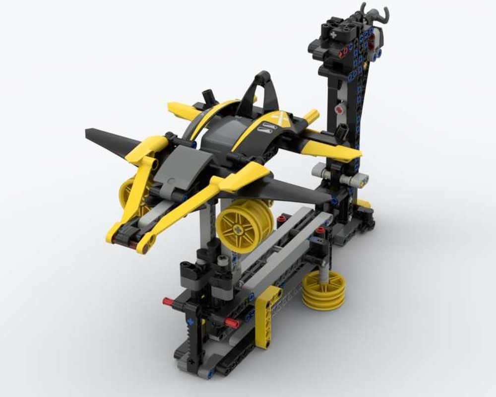 LEGO MOC-251499 Flight Simulator with Joystick Control (Yellow) by ...