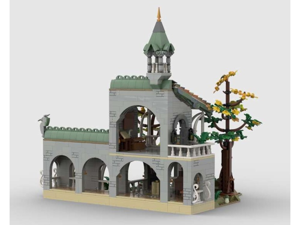 LEGO MOC-251500 Rivendell - Woodland Pavilion by IOTA | Rebrickable ...