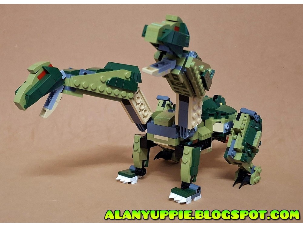 LEGO MOC-251704 Transformer two-headed dragon, alternative built of set ...
