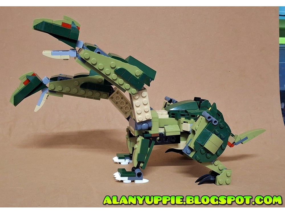 LEGO MOC-251704 Transformer two-headed dragon, alternative built of set ...