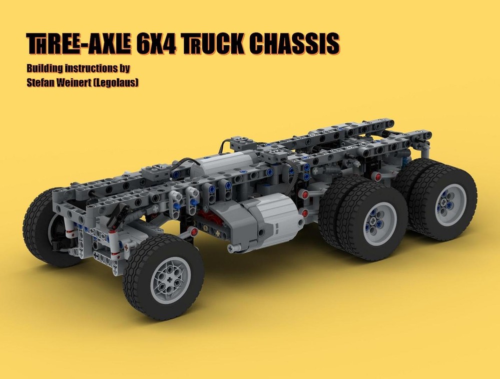 LEGO MOC-251710 Three-axle 6x4 truck chassis by legolaus | Rebrickable ...
