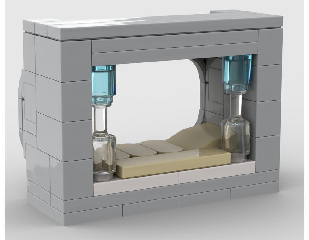 LEGO MOC Imperial bunk bed (no back wall, 3 studs deep version) by ...