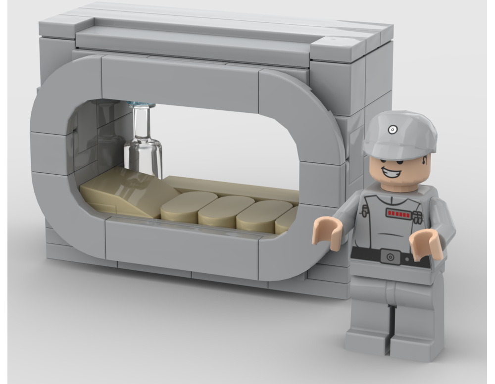 LEGO MOC Imperial bunk bed (no back wall, 3 studs deep version) by ...
