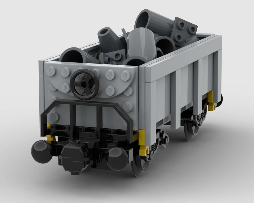 LEGO MOC-251735 train cart with scrap by Janek_R | Rebrickable - Build ...