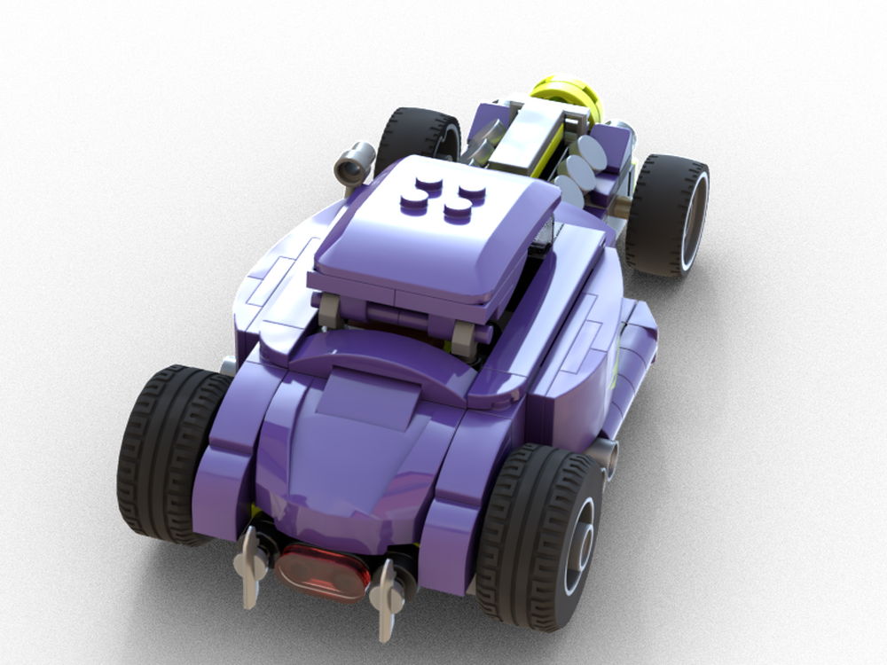 LEGO MOC-251853 60485 8-wide Hot Rod modification by BowTiedTurismo ...