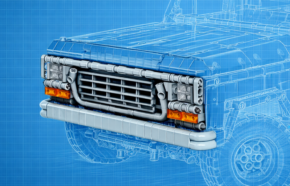 LEGO MOC-251873 radiator grille (facelift 1979) for f150 by 7racing ...