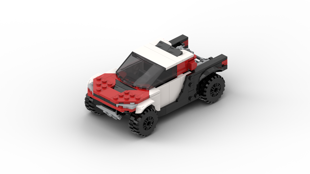LEGO MOC Toyota Hilux Dakar T1+ by Piite | Rebrickable - Build with LEGO