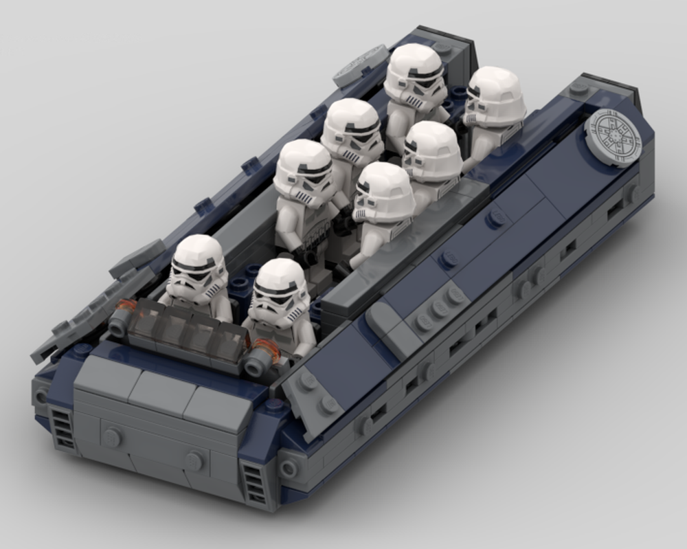 LEGO MOC-251897 T-4 troop transport by Krieg_15 | Rebrickable - Build ...