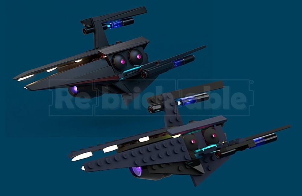 LEGO MOC-251902 USS PARALLAX - KAIJU CLASS STARSHIP by FLEETMOCS ...