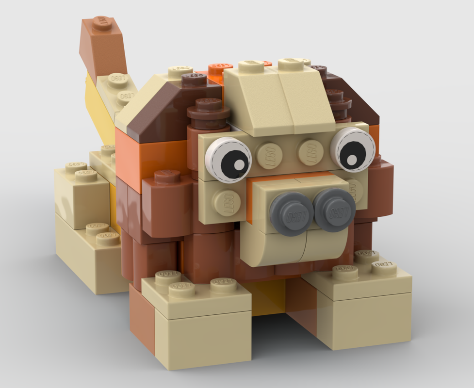 LEGO MOC-251922 Lion by Ariavederci | Rebrickable - Build with LEGO