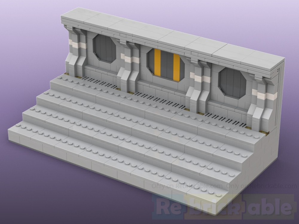 LEGO MOC-251968 Space Themed Minifigure Display Stand for 32 Figs by ...