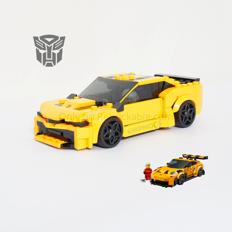 LEGO MOC-252004 77239 Bumblebee Camaro by KMPMOCS | Rebrickable - Build ...