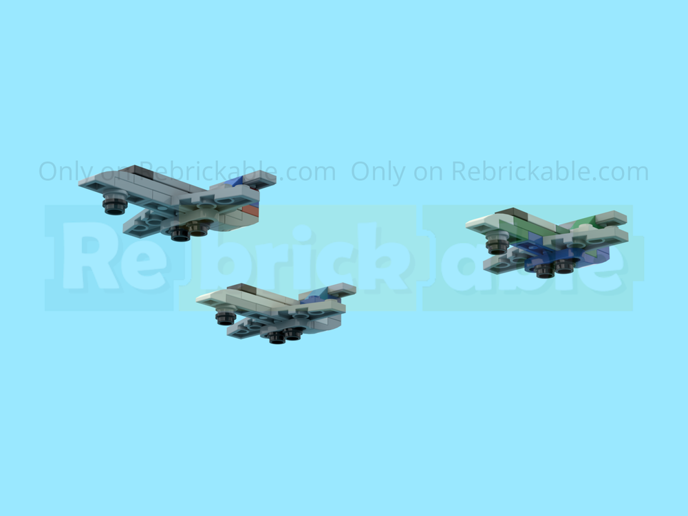 LEGO MOC-252011 Embraer ERJ-145 Bundle (1:400) by Planeproduction ...