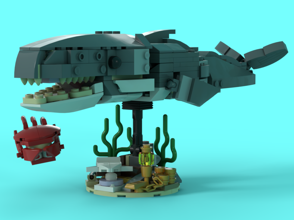 LEGO MOC-252048 Prehistoric Whale by Vahmi | Rebrickable - Build with LEGO