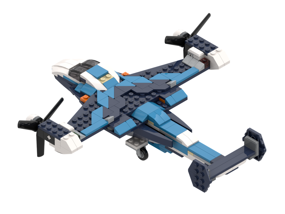 LEGO MOC-252067 31160 x 2 - V22 Osprey by Tavernello | Rebrickable ...