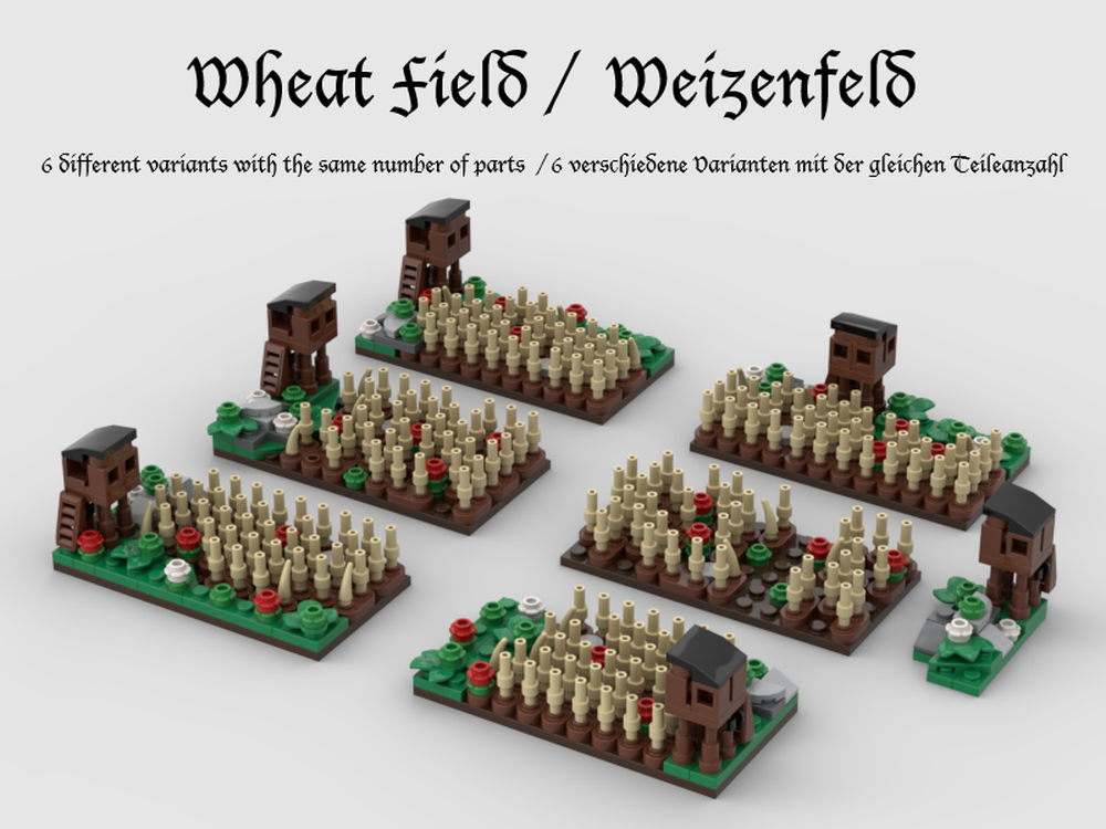 LEGO MOC-252163 Wheat Field - Expansion for Mini Blaustein Castle by ...