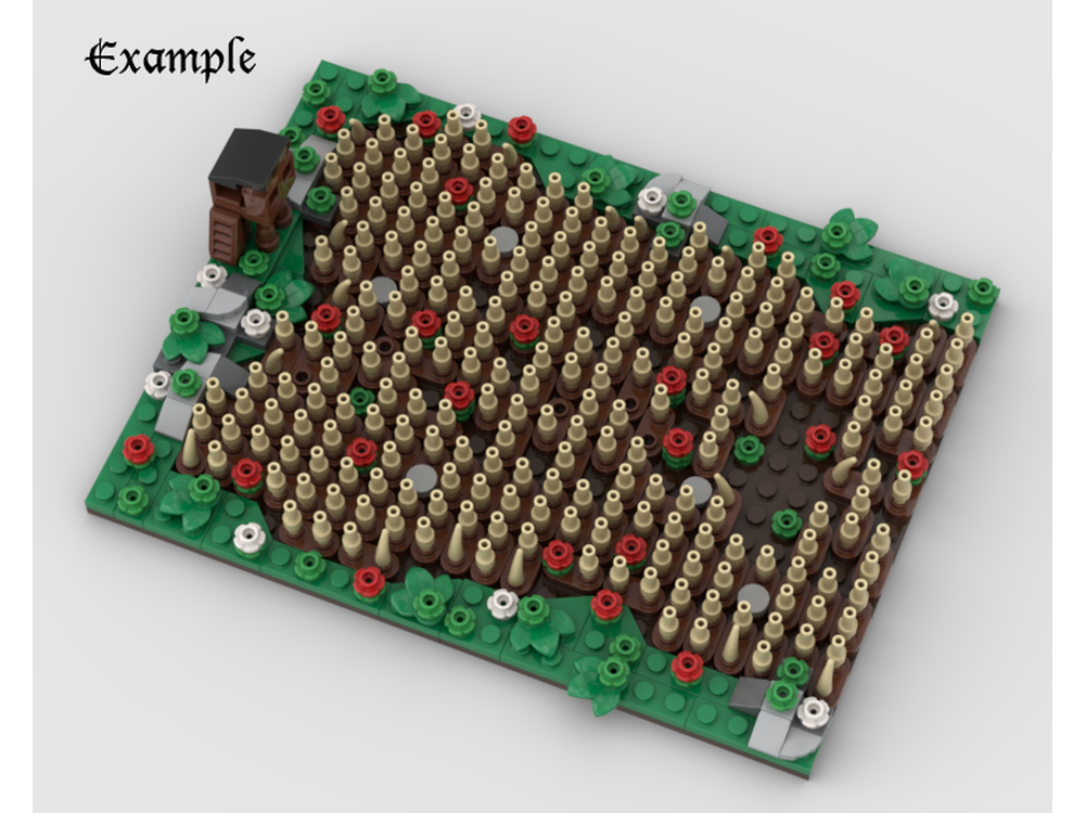 LEGO MOC-252163 Wheat Field - Expansion for Mini Blaustein Castle by ...