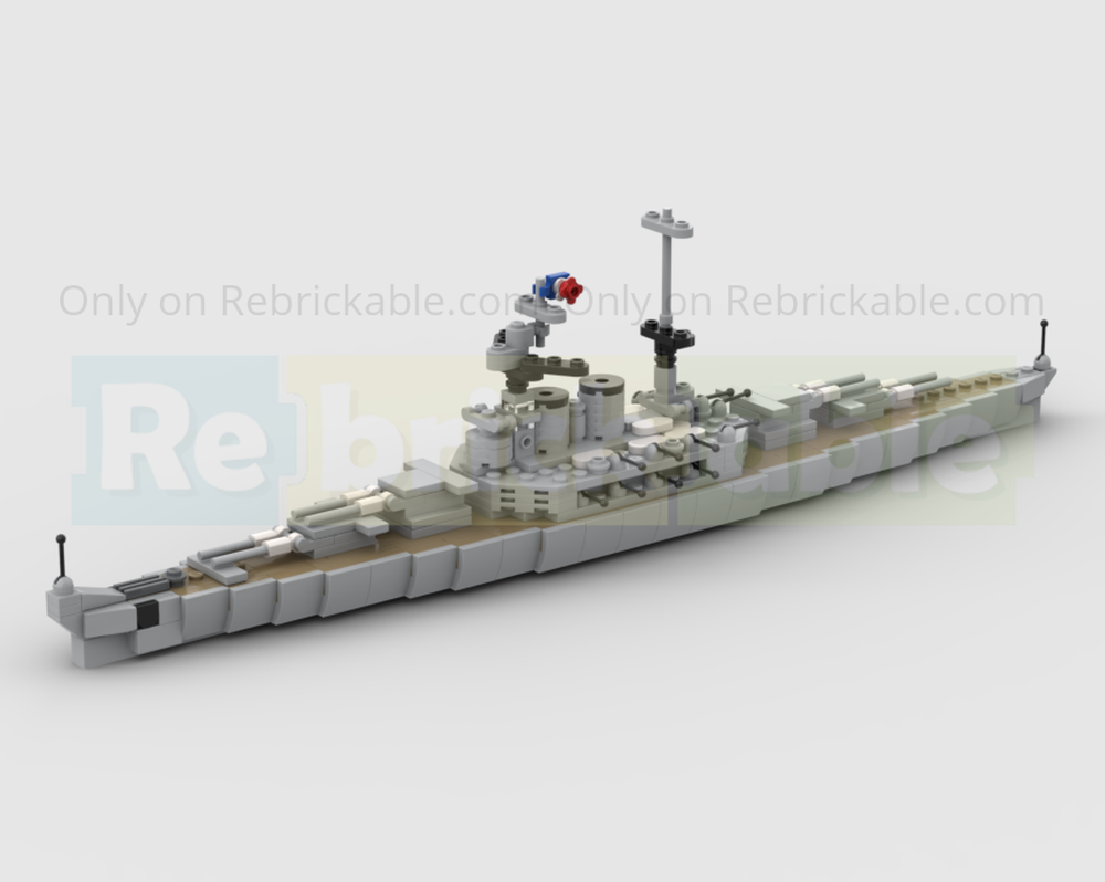 LEGO MOC-252166 HMS Hood by DRAK36 | Rebrickable - Build with LEGO