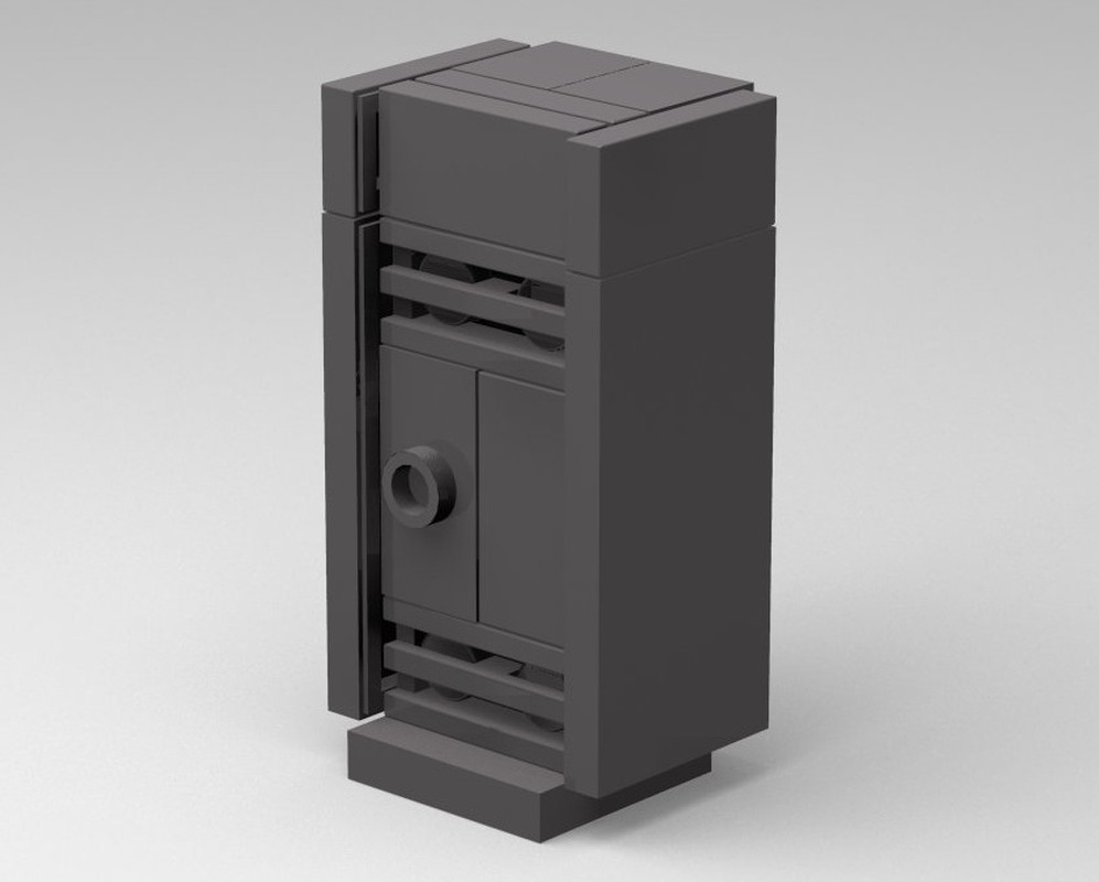 LEGO MOC Metal Locker by VPLO_STUDIOS | Rebrickable - Build with LEGO