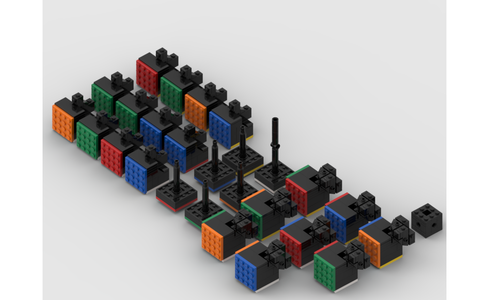 LEGO MOC-252255 100% lego rubiks cube by Crazy bricks studios ...