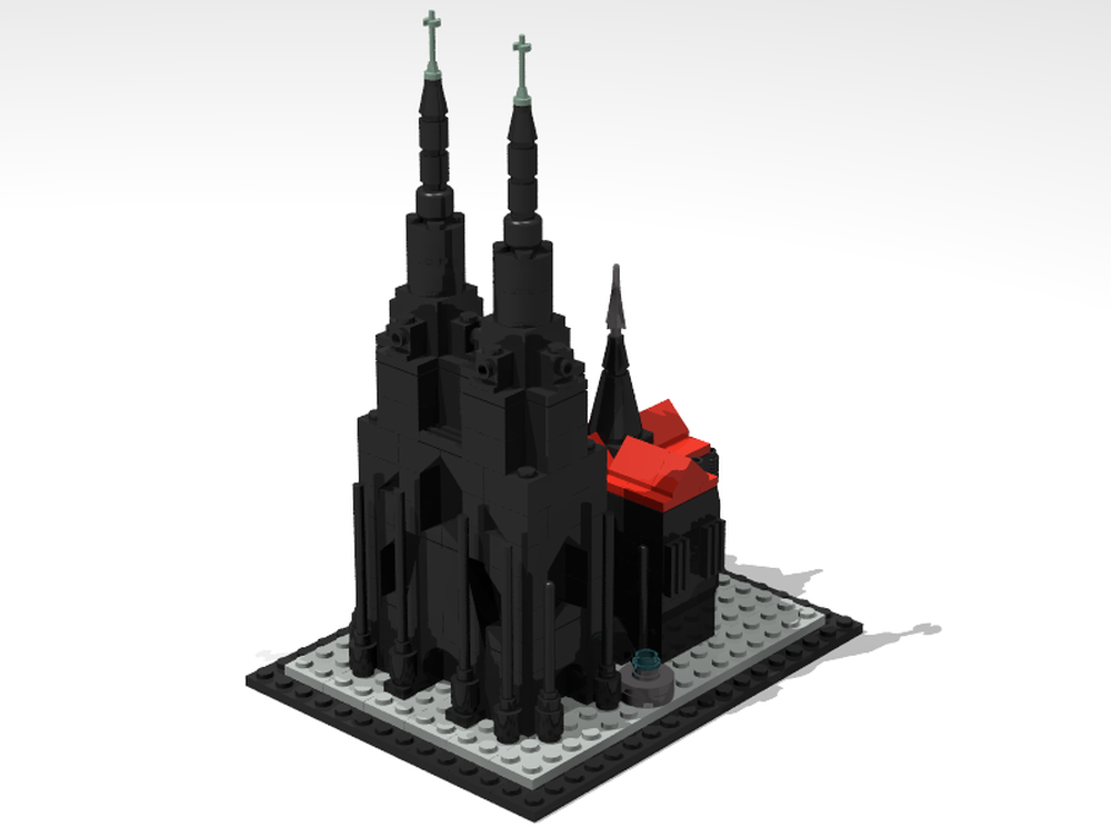 LEGO MOC Black cathedral by Fanboy_2 | Rebrickable - Build with LEGO