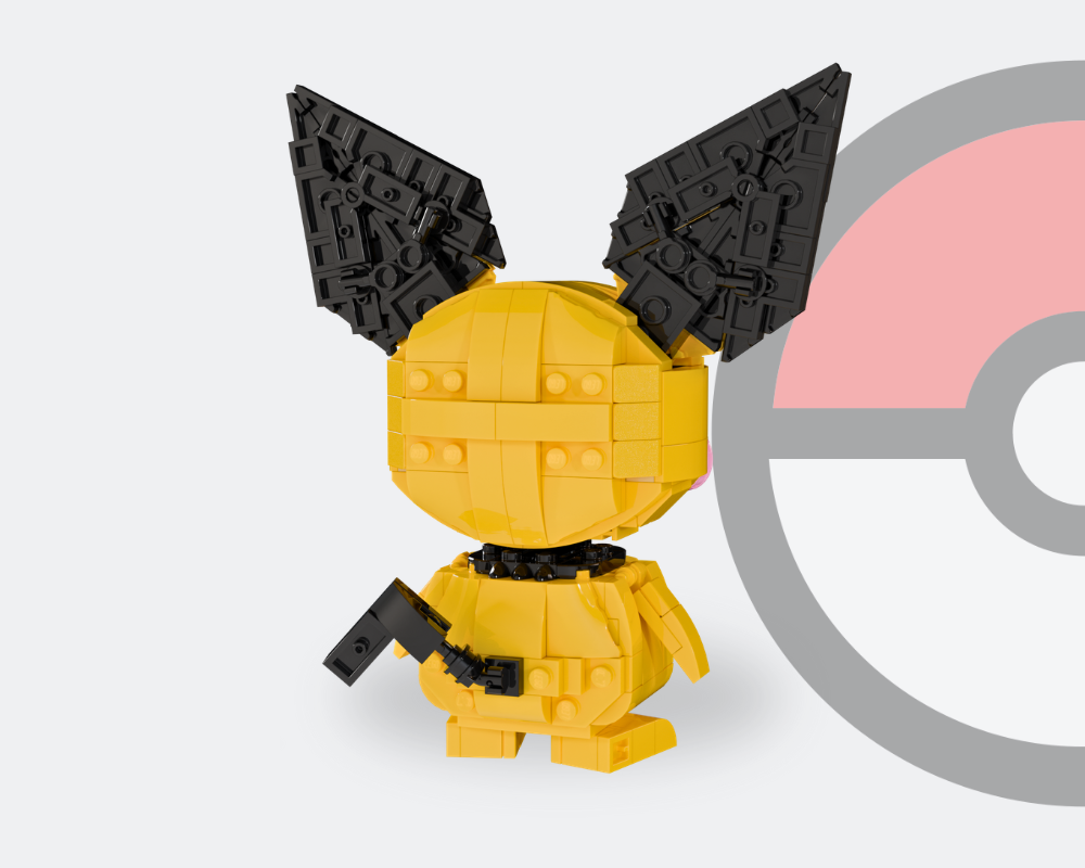 LEGO MOC-252276 Pichu by KraftyKoopa | Rebrickable - Build with LEGO