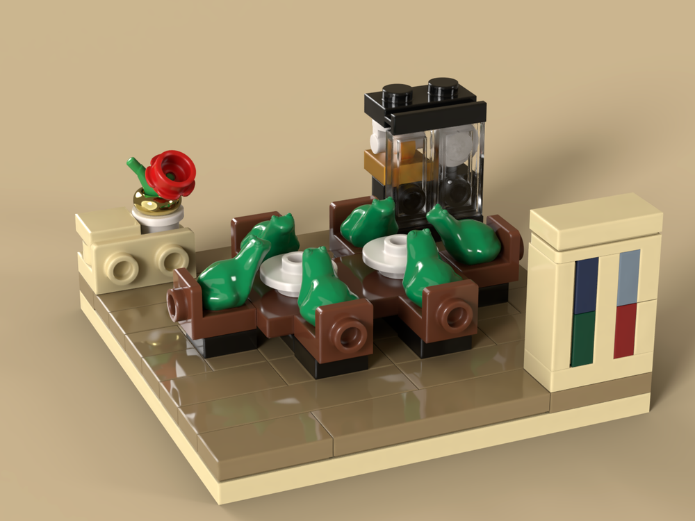 LEGO MOC-252281 Frog Dining Room by Sire_Mew | Rebrickable - Build with ...