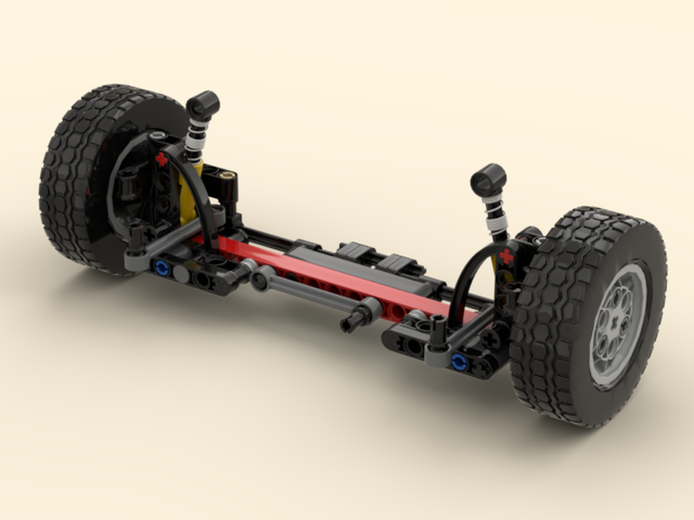 LEGO MOC-252308 Low Floor Bus - Steering mechanism - V3 by Gravibrick ...