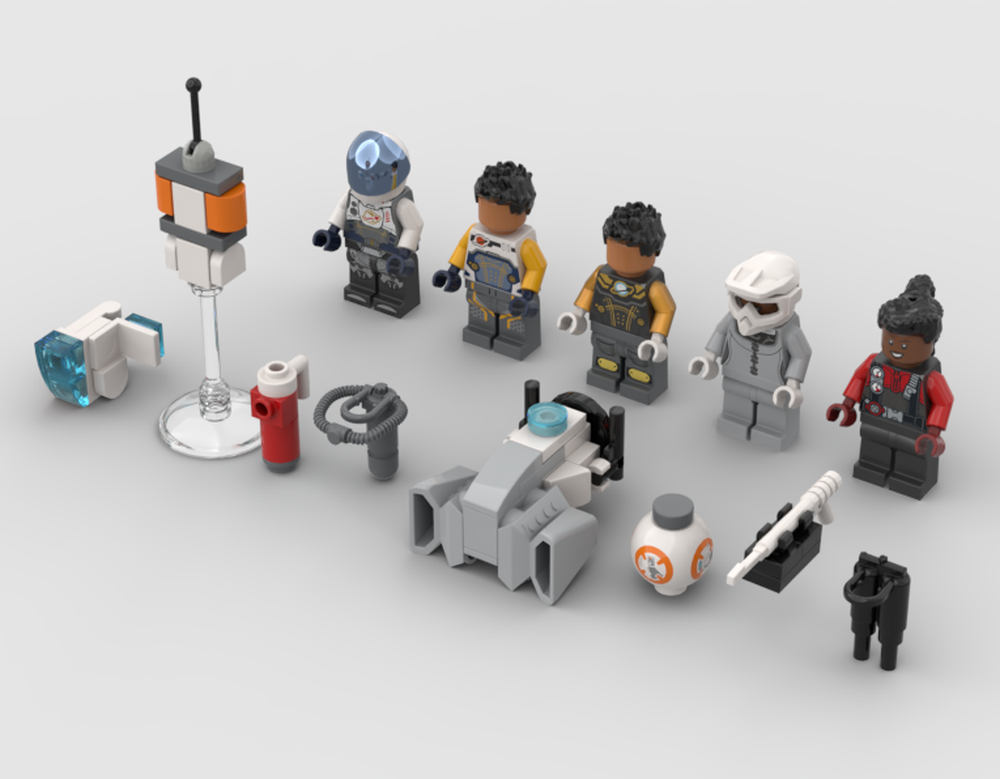 LEGO MOC-252383 Subnautica Updated gear designs+Suits (Read Desc ...