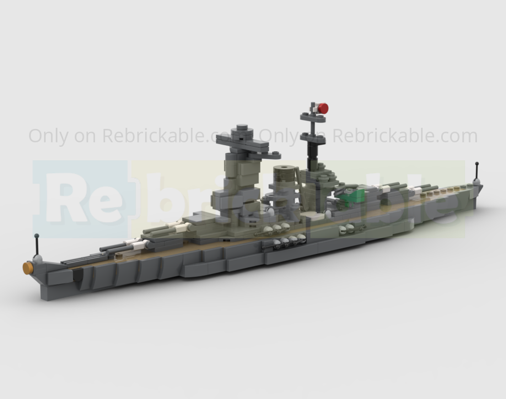 LEGO MOC-252461 IJN Nagato by DRAK36 | Rebrickable - Build with LEGO