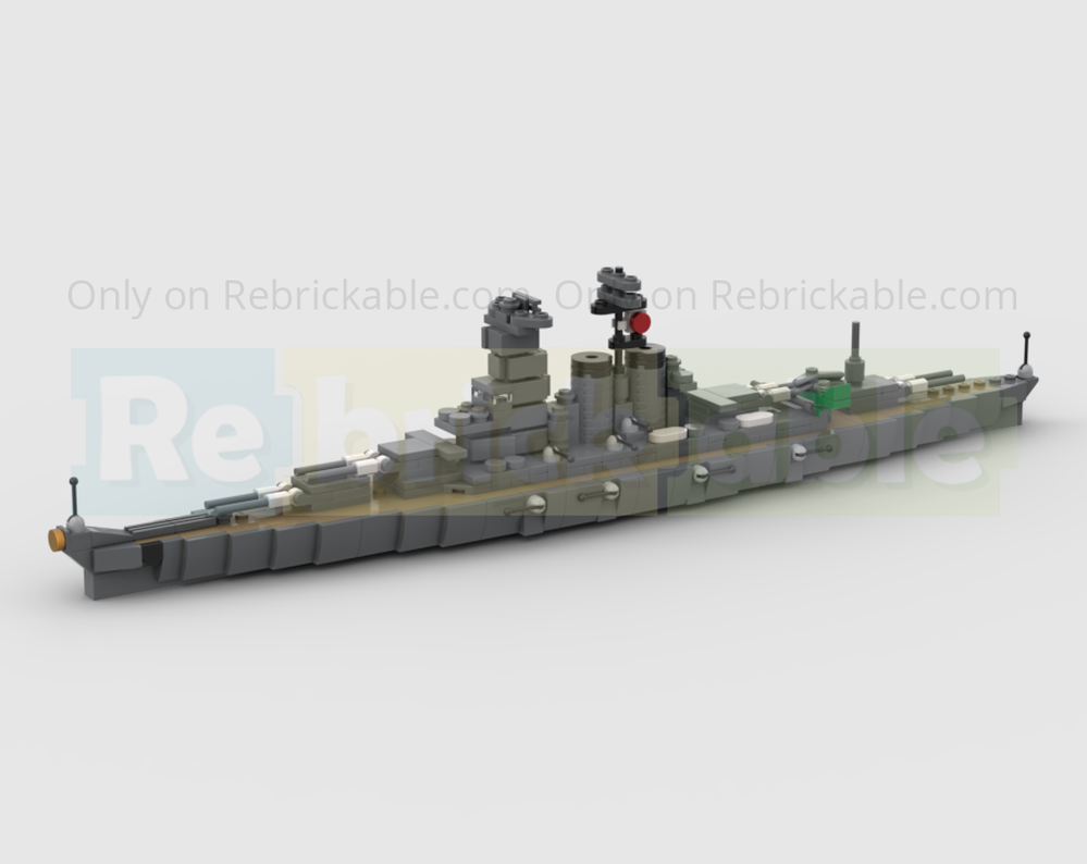 LEGO MOC-252462 IJN Kongo by DRAK36 | Rebrickable - Build with LEGO