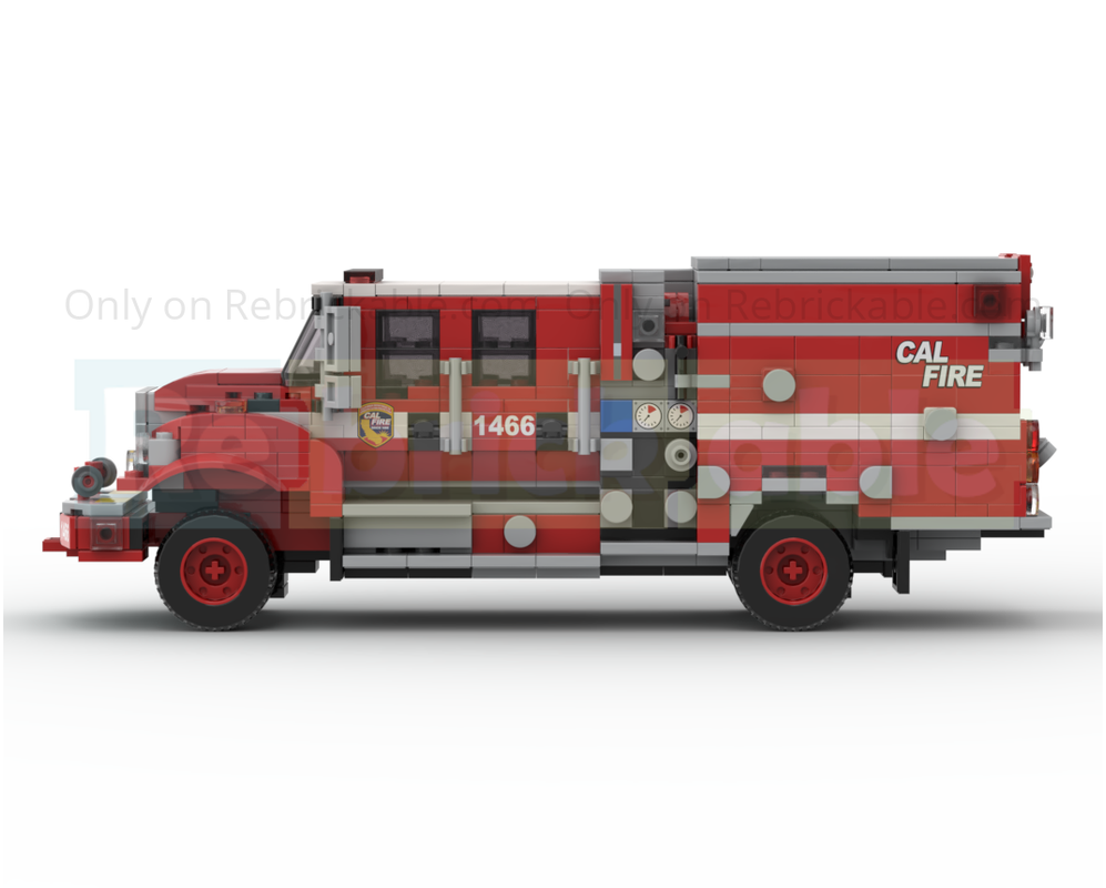LEGO MOC 2018 BME Intl. Type III Brush Engine CAL FIRE by Silver Ridge ...