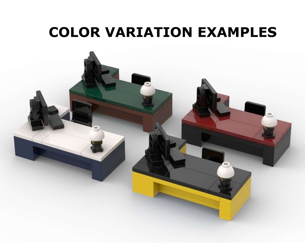 LEGO MOC-252508 PAU006 Executive Desk by Polarstorm | Rebrickable ...