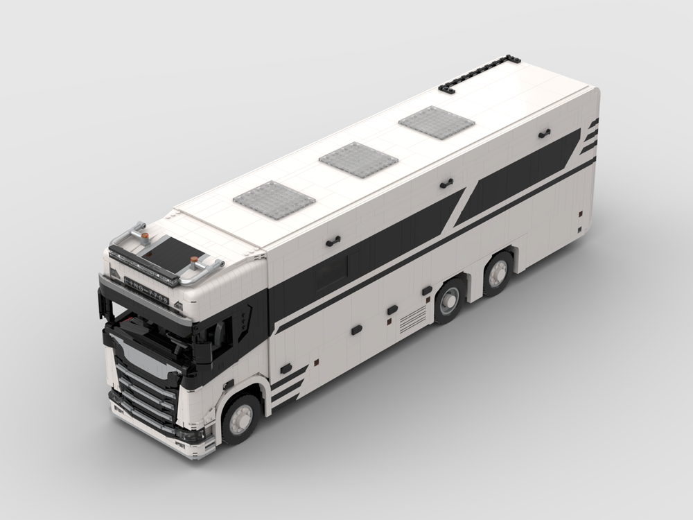 LEGO MOC-252525 Scania RV 6x6 White by LingKong | Rebrickable - Build ...