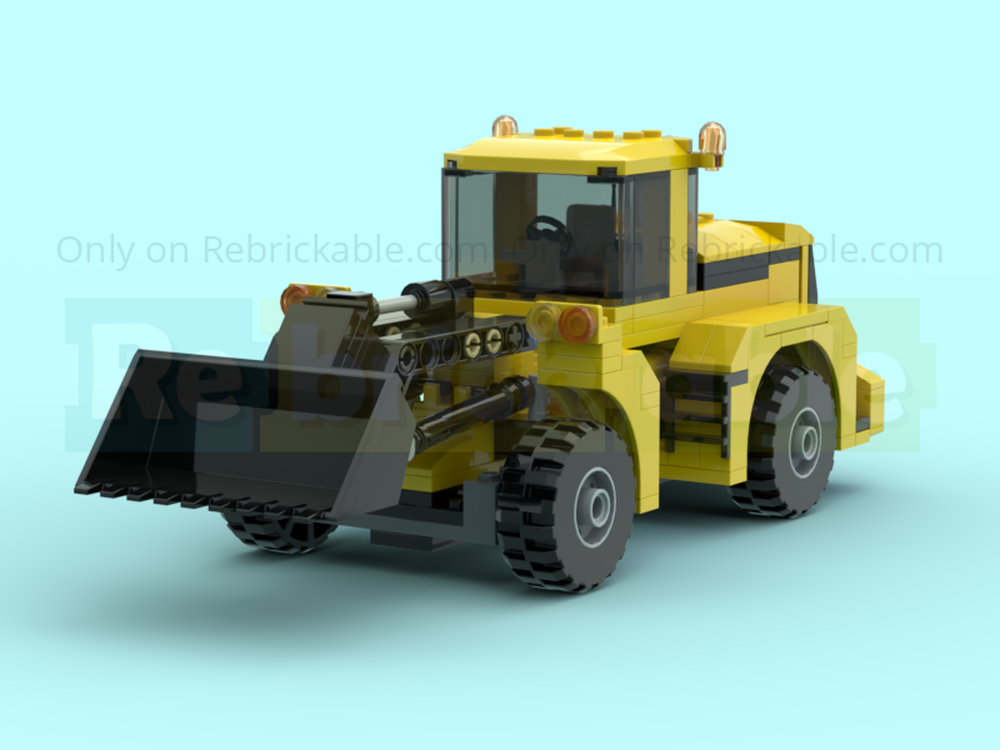 LEGO MOC-252541 Wheel Loader by Brick Dude | Rebrickable - Build with LEGO