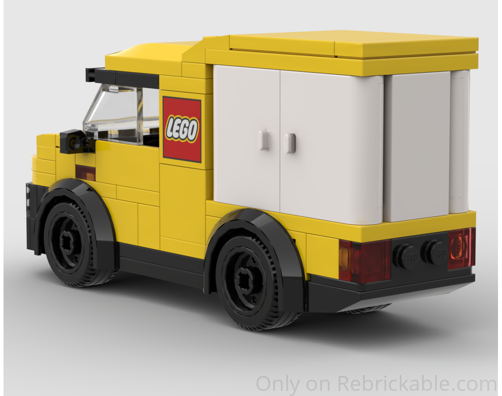 LEGO MOC-252583 Lego Delivery Van (4-wide) by DailyWeeklyBuilds ...