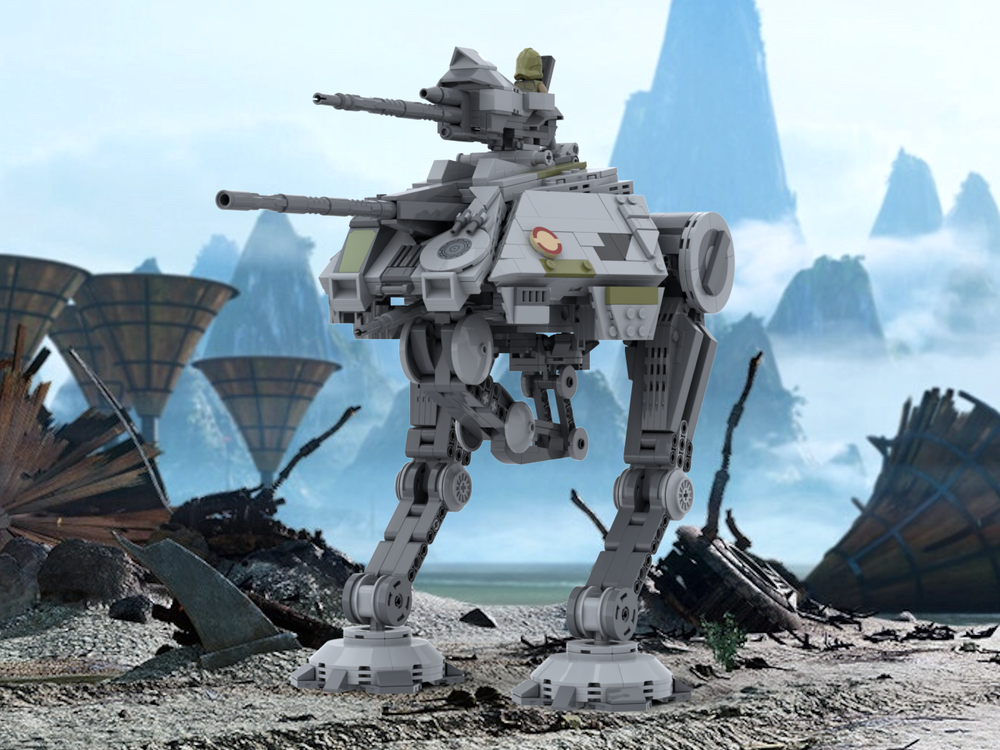 LEGO MOC-252589 Republic AT-AP by Ostronamus | Rebrickable - Build with ...