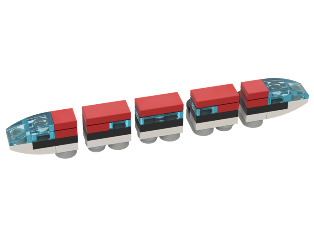 LEGO MOC-252602 Nano Monorail Trains by BleuLlama | Rebrickable - Build ...