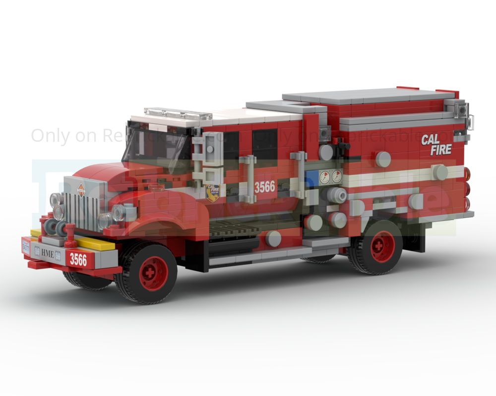 LEGO MOC-252626 2008 HME Intl. Type III Brush Engine CAL FIRE by Silver ...