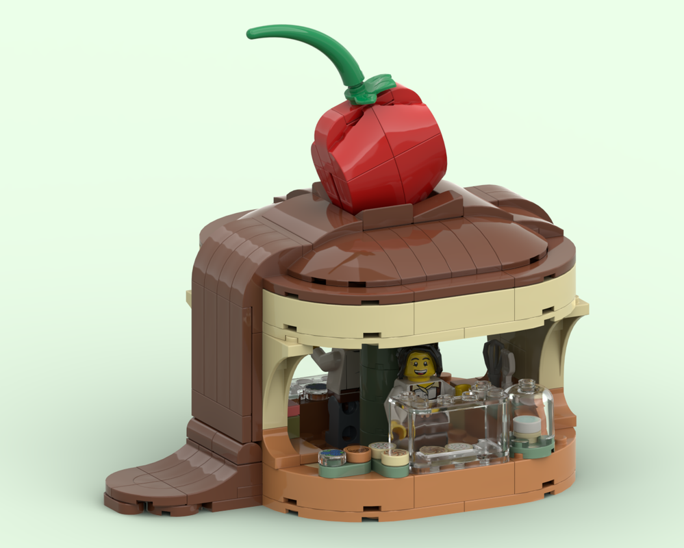 LEGO MOC-252630 ChocoCherry Cake Corner by wycreation | Rebrickable ...