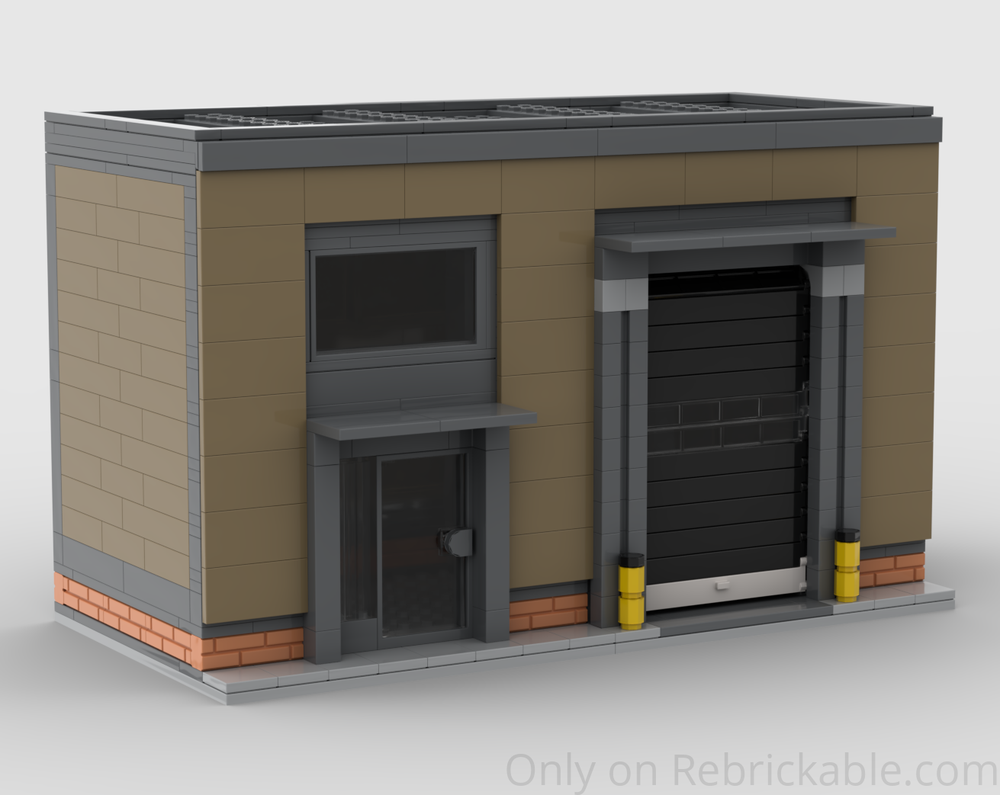 LEGO MOC-252726 Storage Unit Warehouse & Garage by DailyWeeklyBuilds ...